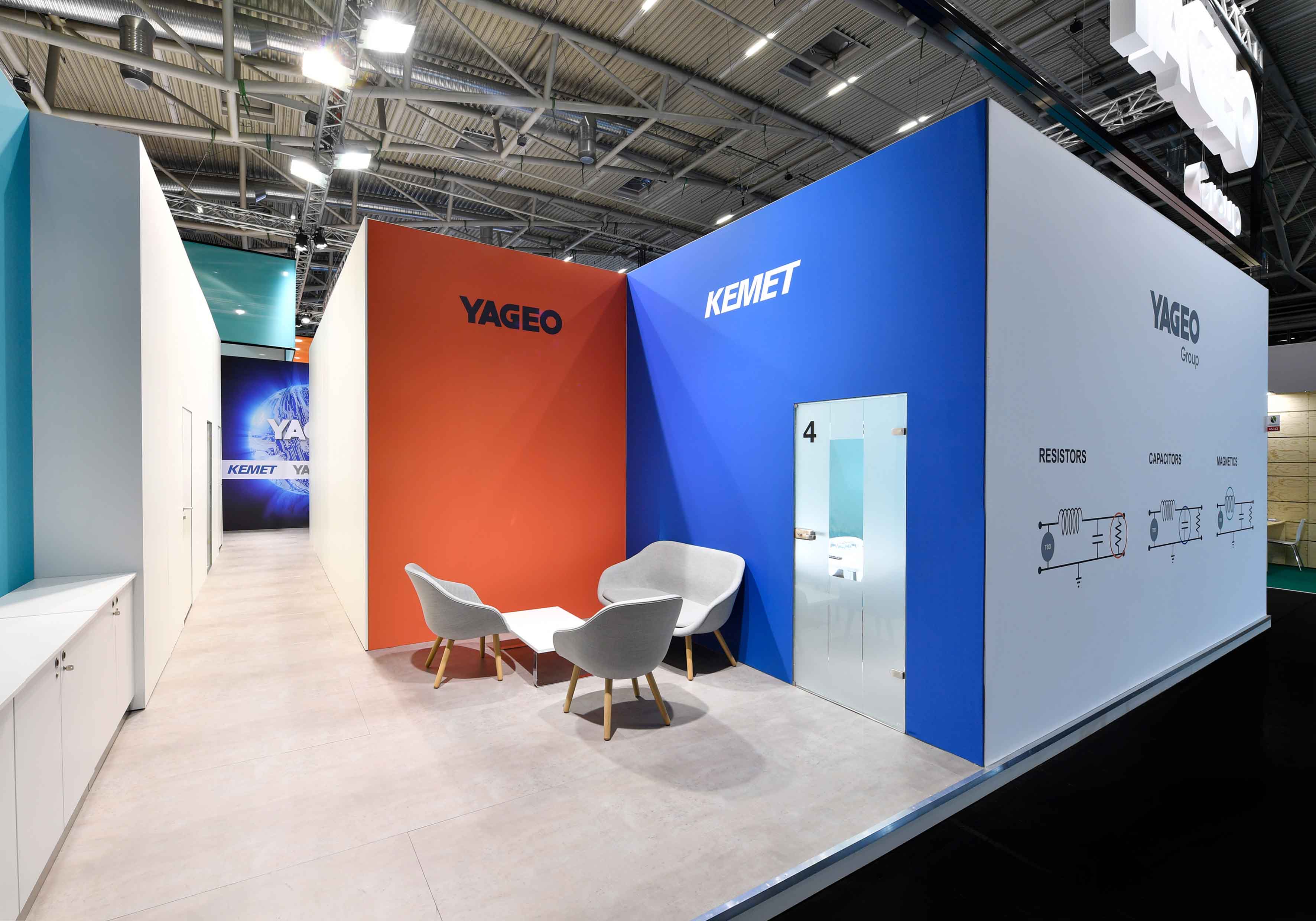 Messestand YAGEO zur Electronica, München | BRACE Group GmbH
